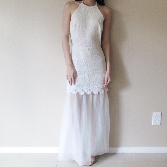 Dresses | Halter Crochet Dress | Poshmark